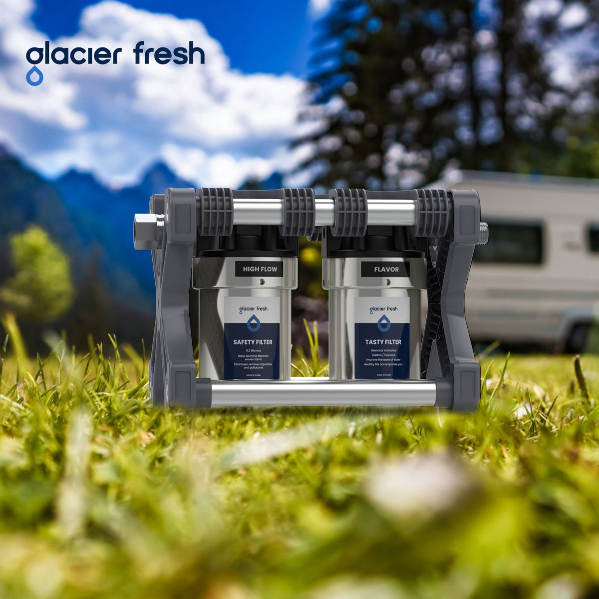 2-Stage RV Water Filter System | GlacierFresh for Campers & Boats