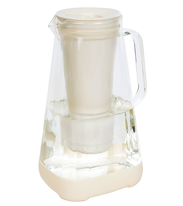 10 Cup Glass Water Filter Pitcher | Purela P02 No Plastic Pitcher