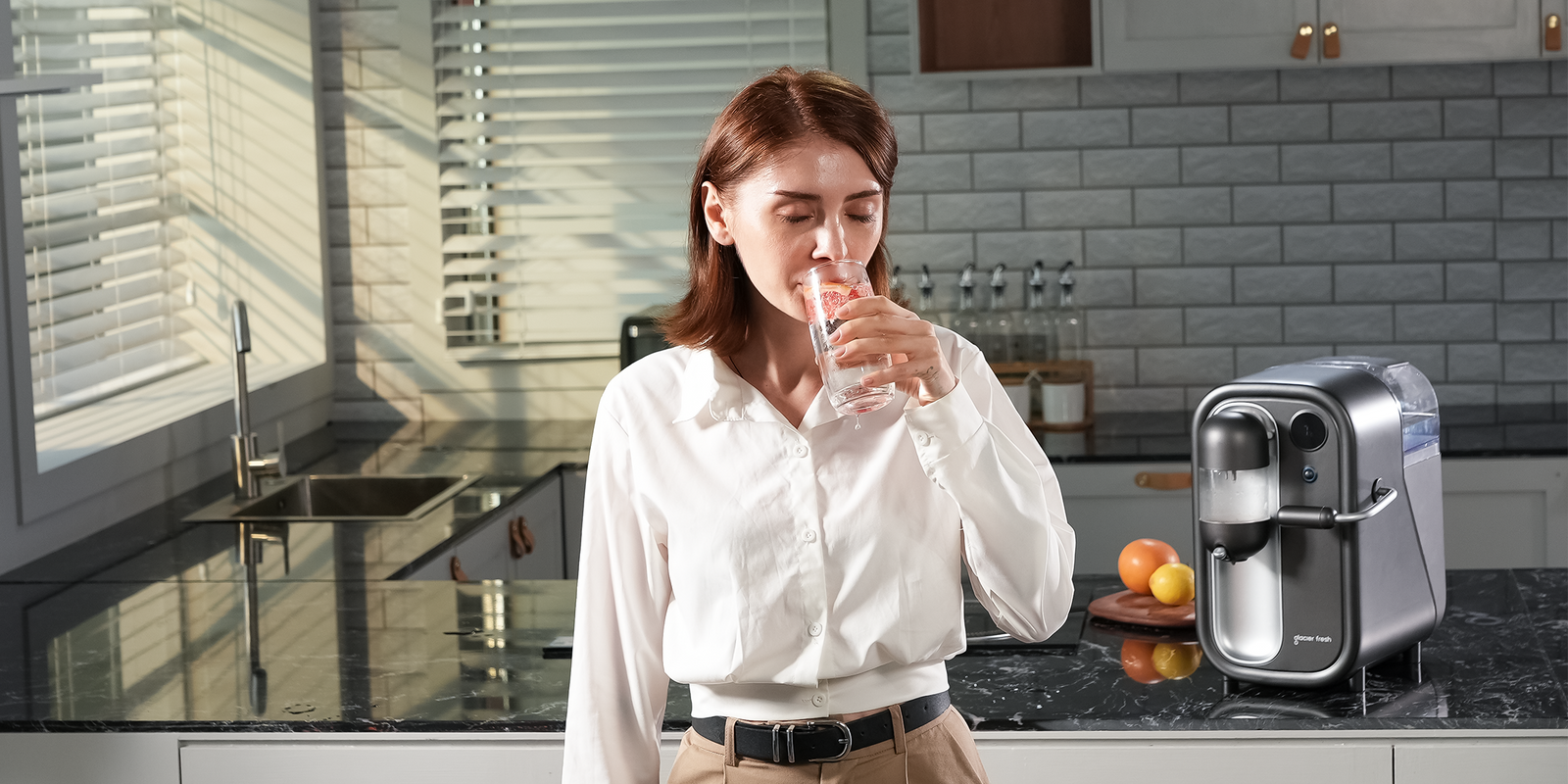 SPARKIN™ Cold Soda Maker | Enjoy Ice-Chilled Sparkling Water at Home!