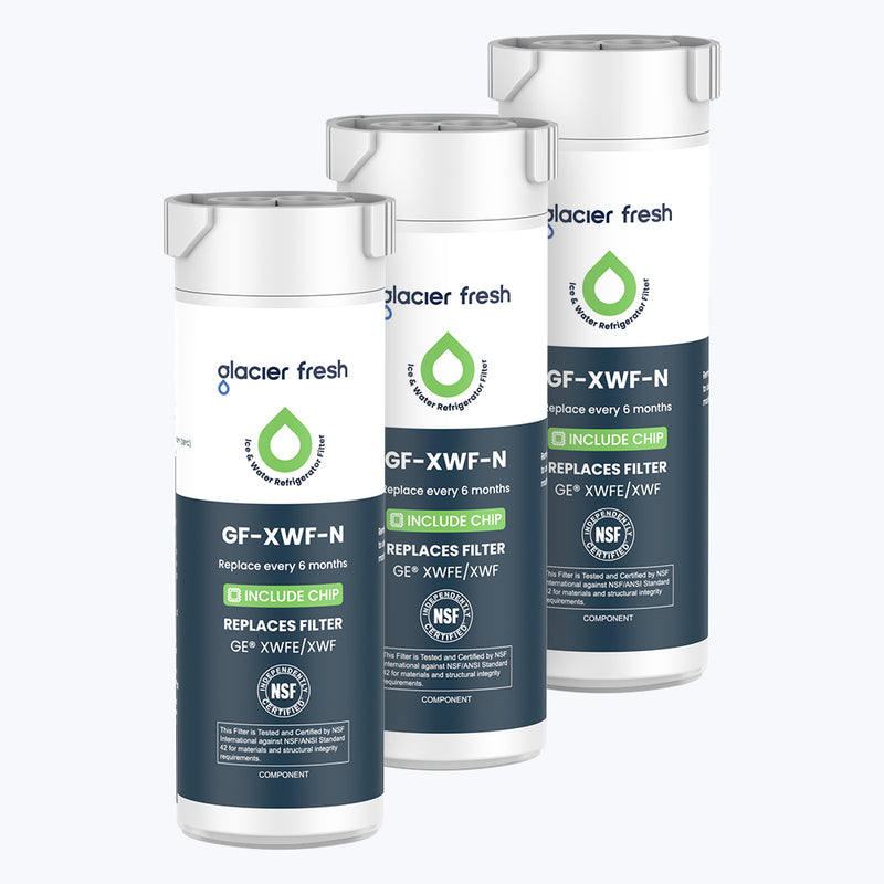 GE XWFE Water Filter Replacement NSF Certified | GlacierFresh RFID