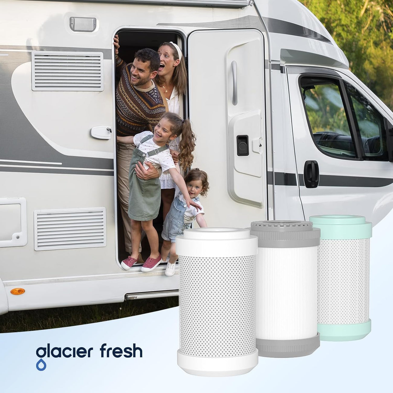 RV Water Filter System 3-Stage | GlacierFresh AUQAGO RV Filtration