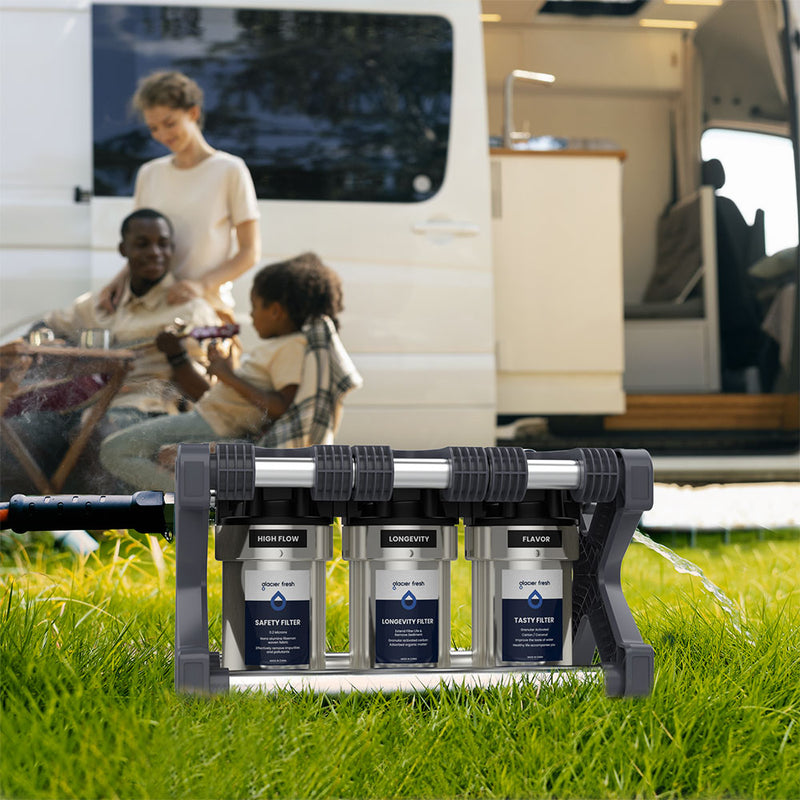 RV Water Filter System 3-Stage | GlacierFresh AUQAGO RV Filtration