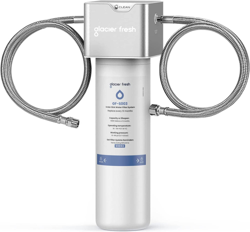 Glacier Fresh Under Sink Water Filter - Clean & Efficient Filtration