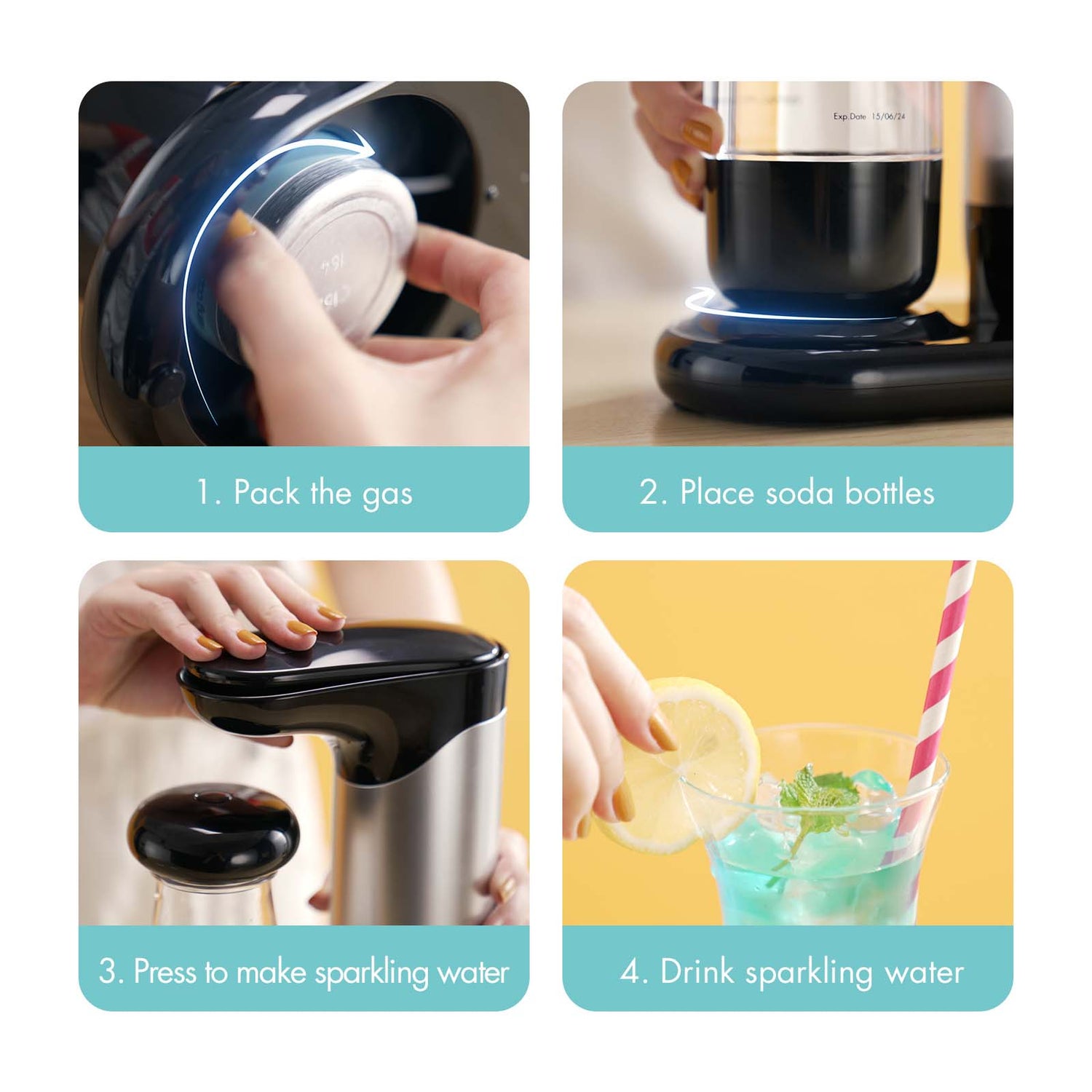 AllFizz Soda Maker | Make Sparkling Drinks at Home | Order Now